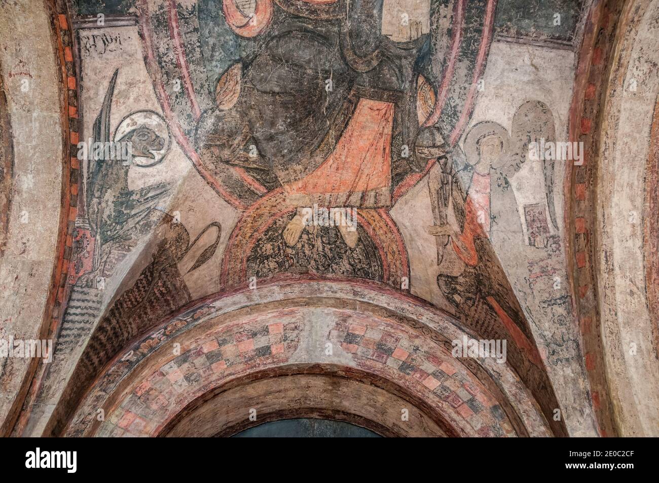Medieval mural paintings hi-res stock photography and images - Alamy