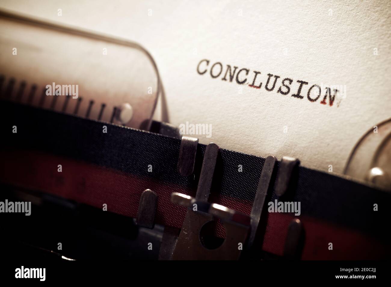 Conclusion word hi-res stock photography and images - Alamy
