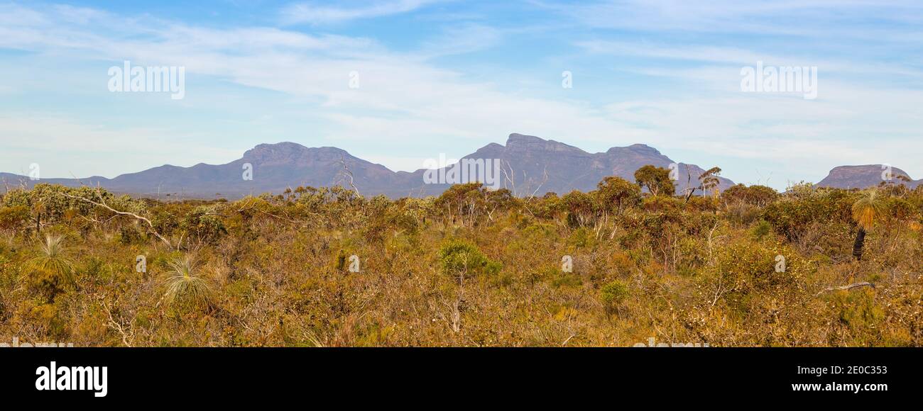 The wonderfull landscape in the Stirling Range Nationalpark north of ...