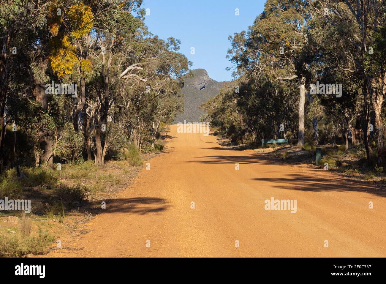 on the scenic drive in the Stirling Range Nationalpark north of Albany ...