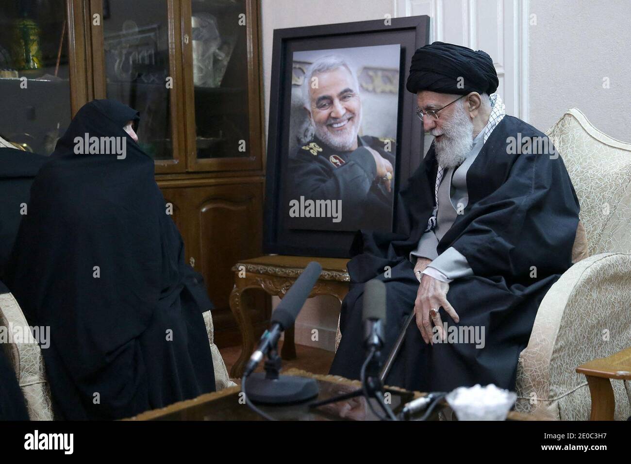 Handout file photo dated January 3, 2020 of Iranian Revolution supreme ...