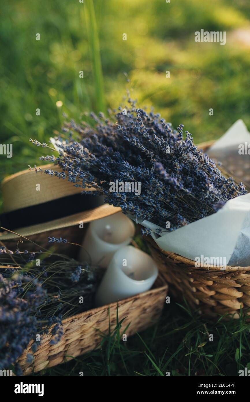 Lavender box hi-res stock photography and images - Alamy