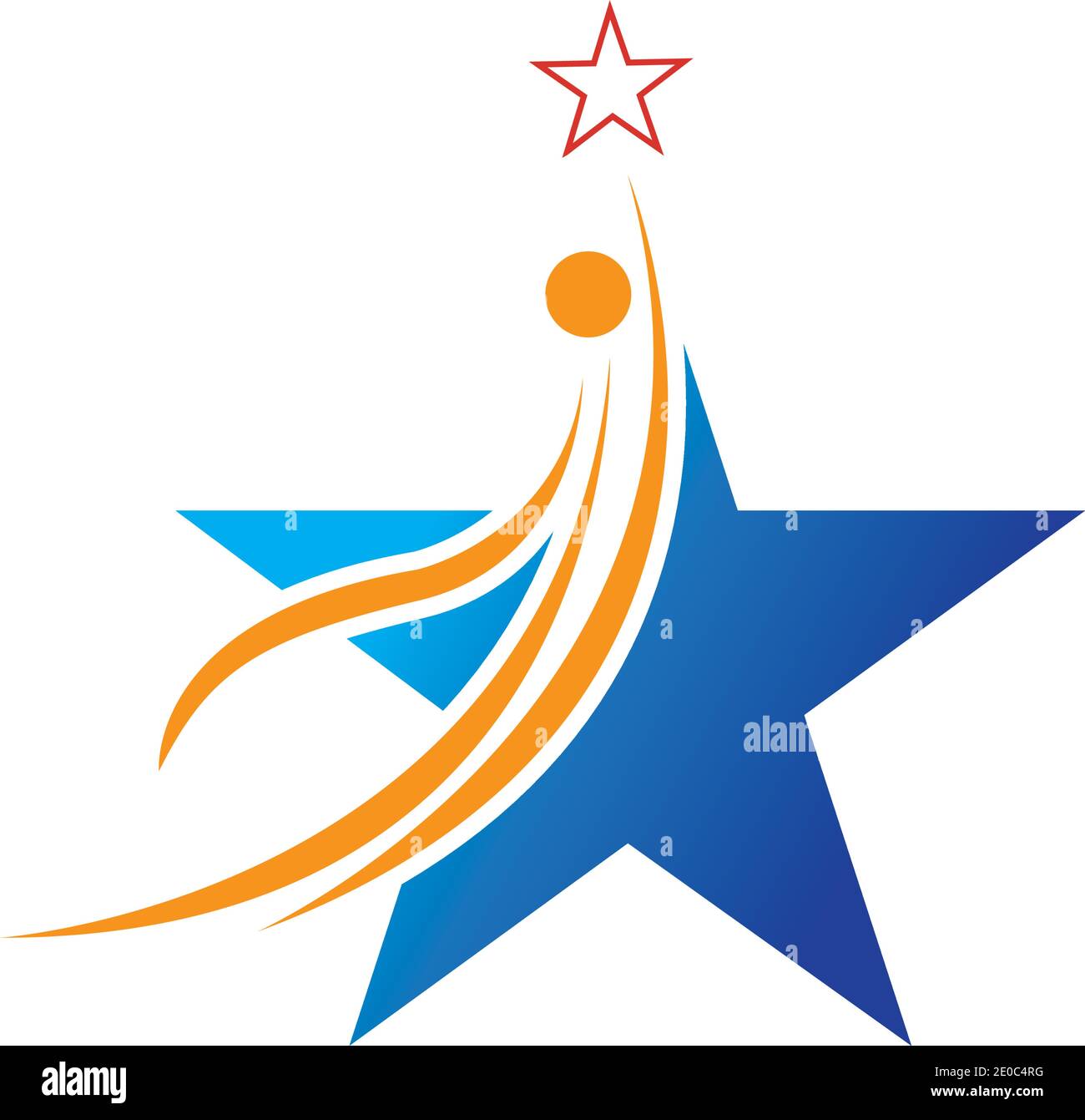 Star success people care logo and symbols template Stock Vector Image ...