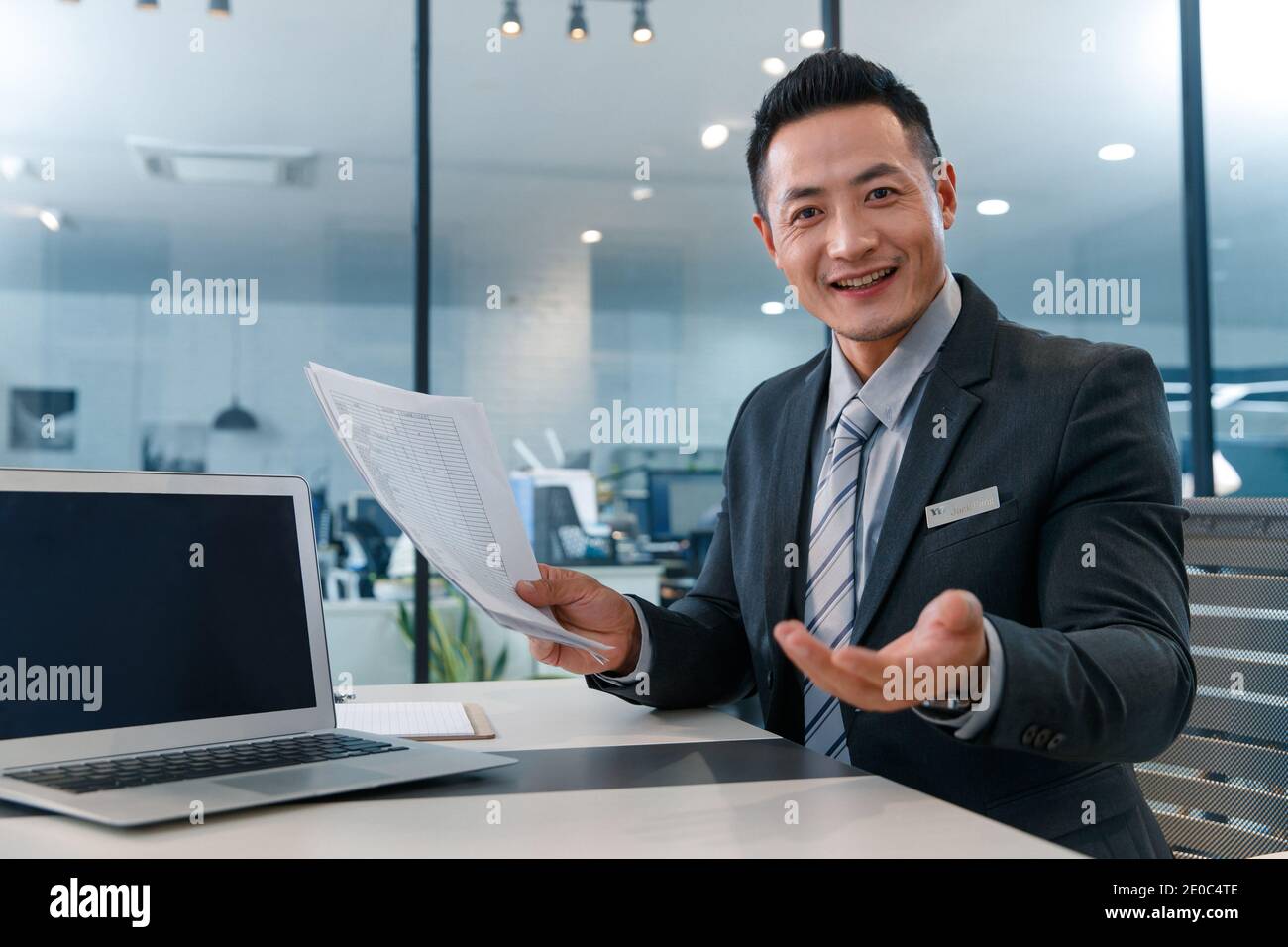 Young men the personnel of the service Stock Photo - Alamy