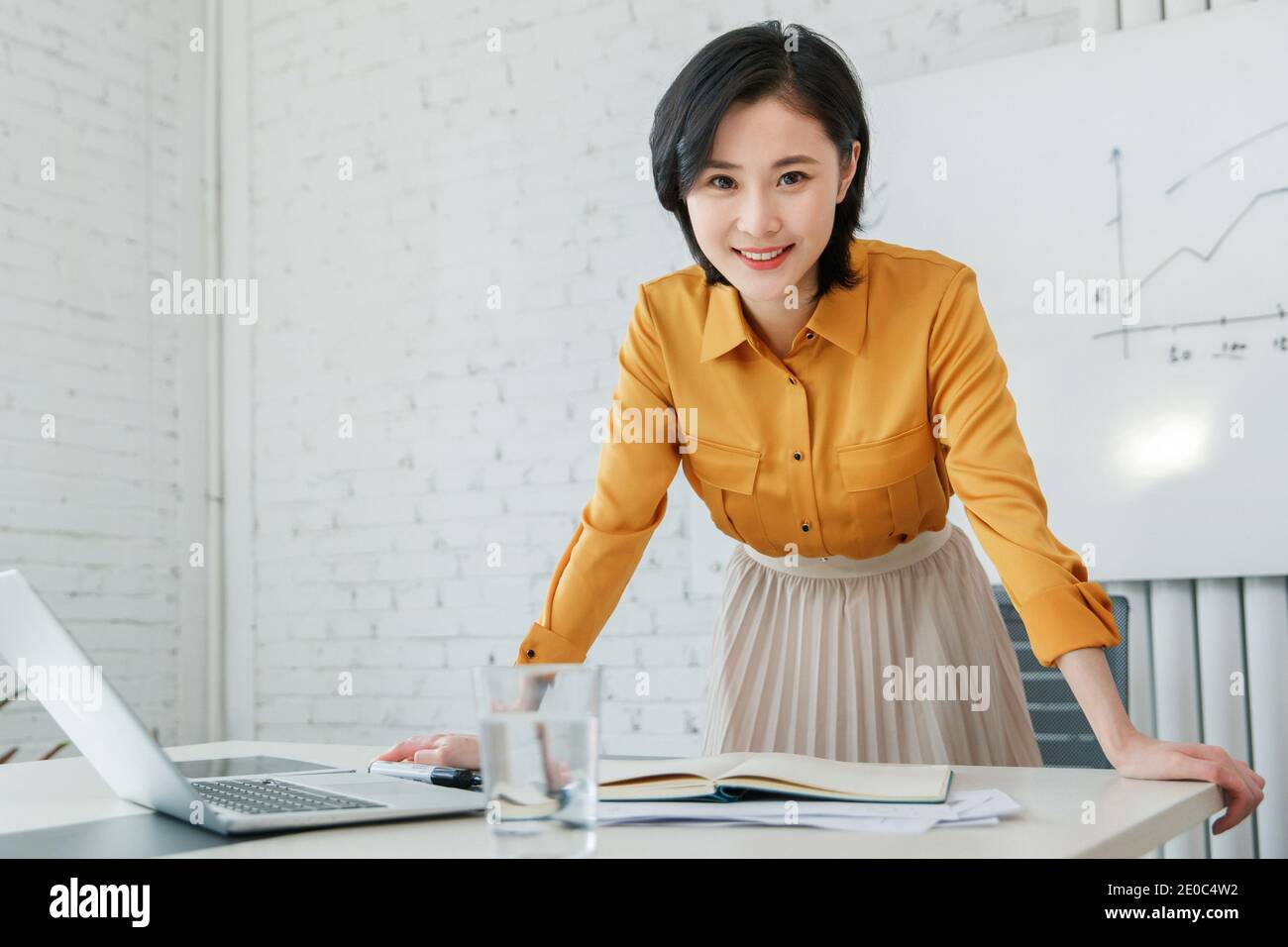 Business lady in the office work Stock Photo - Alamy
