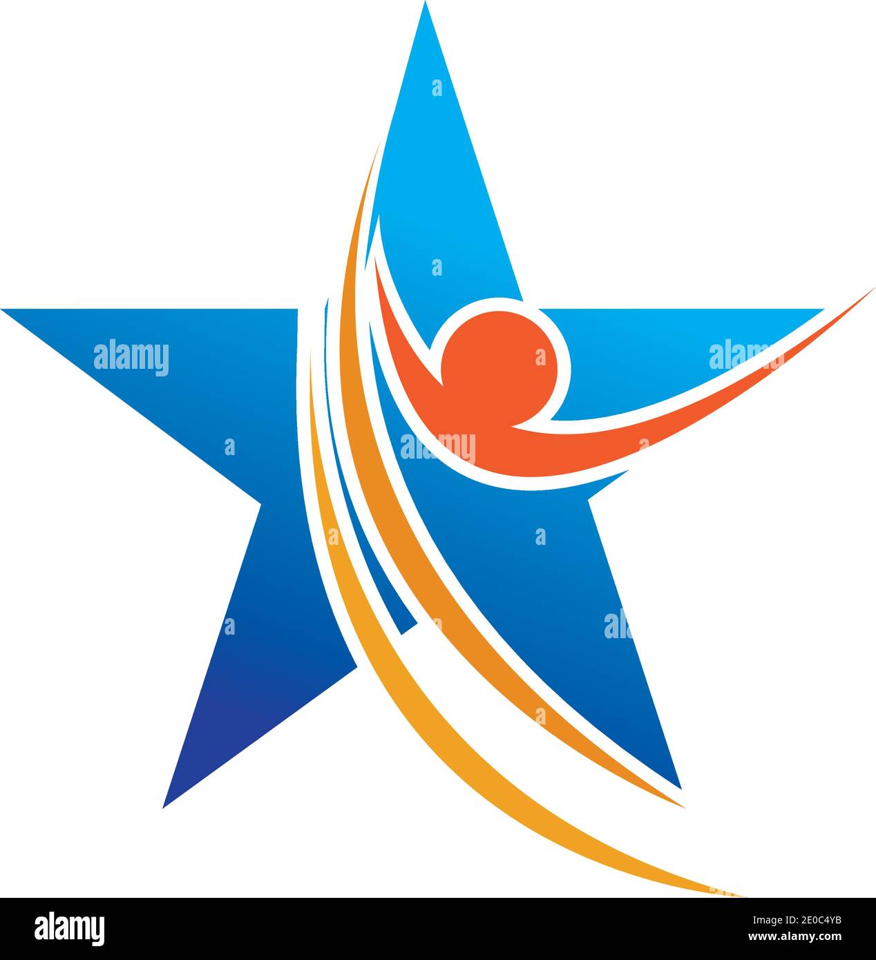 Star success people care logo and symbols template Stock Vector Image ...