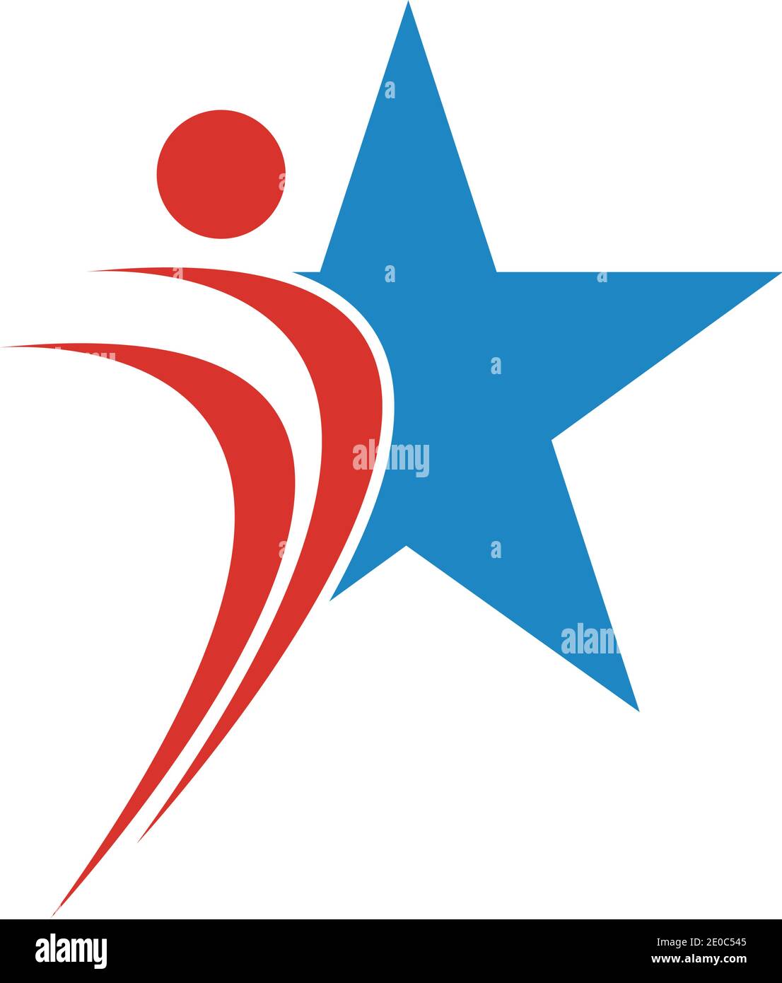 Star success people care logo and symbols template Stock Vector Image ...