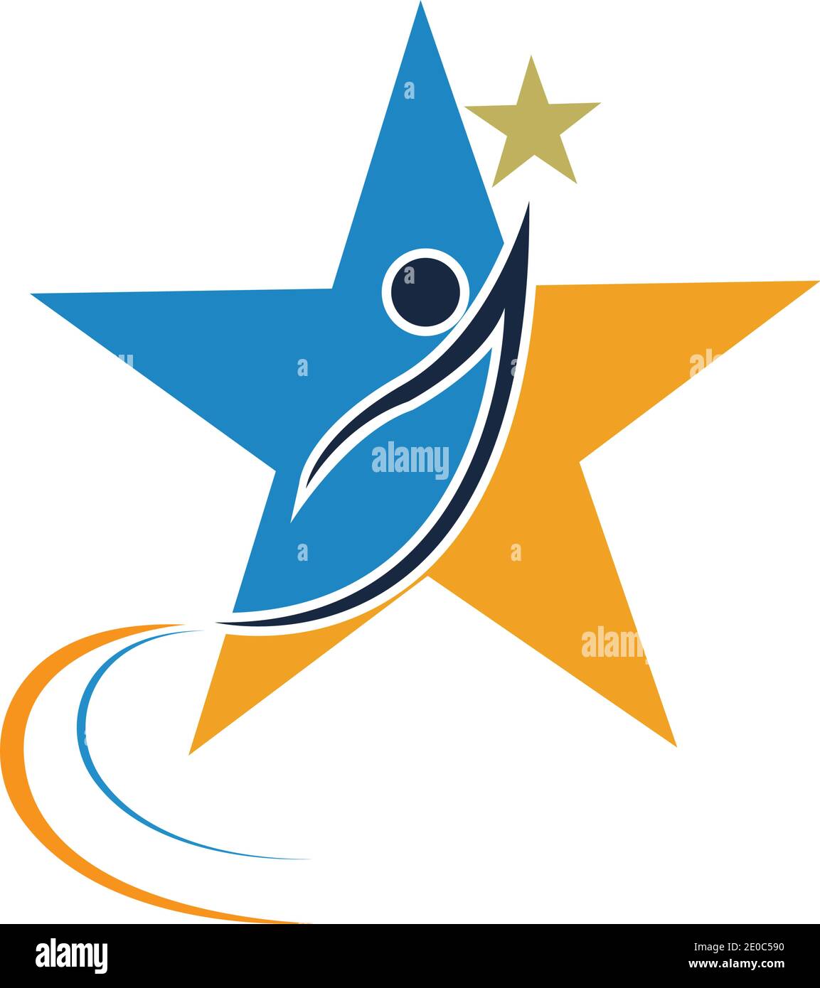 Star success people care logo and symbols template Stock Vector Image ...
