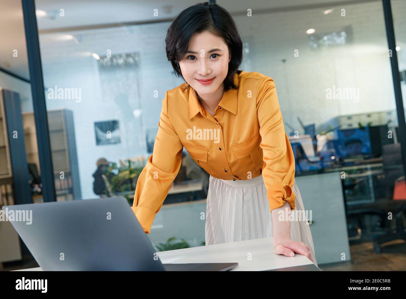 Business lady in the office work Stock Photo - Alamy