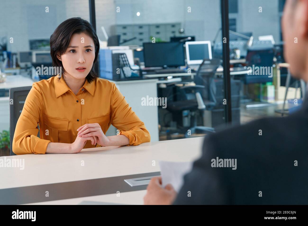 Job interview setting hi-res stock photography and images - Alamy