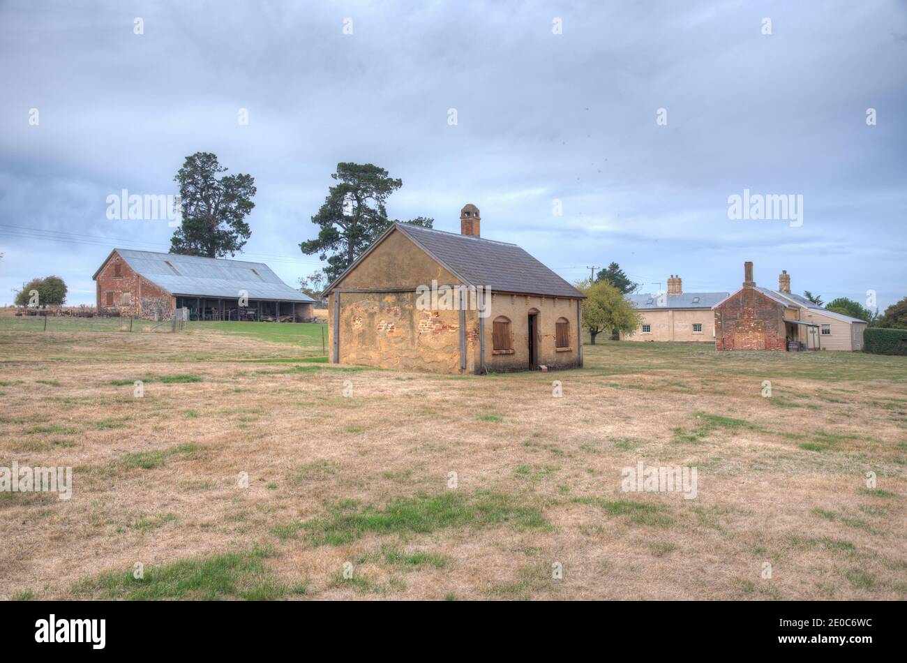 Building at Woolmers estate – world heritage convict site in Tasmania ...