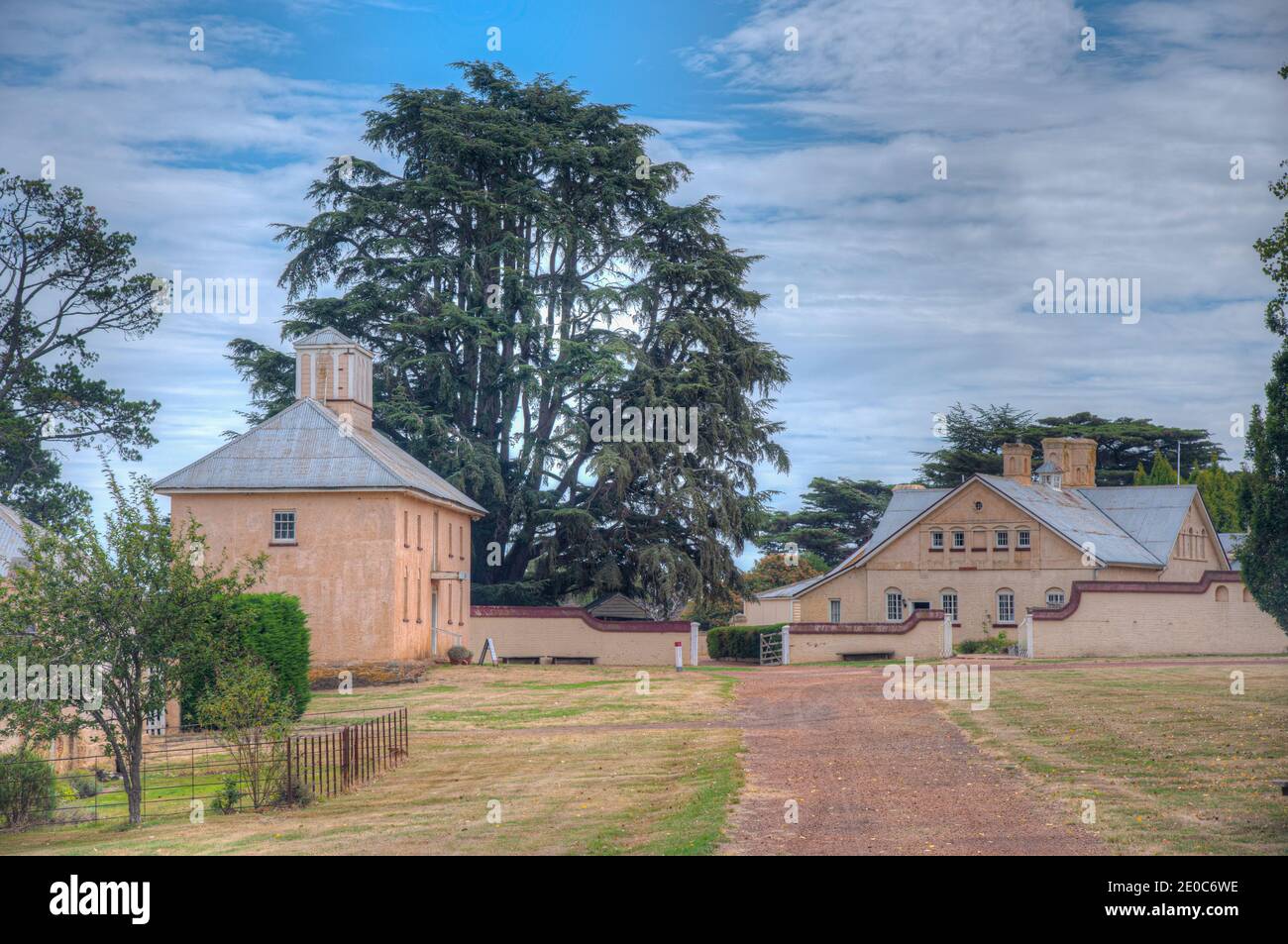 Building at Woolmers estate – world heritage convict site in Tasmania ...