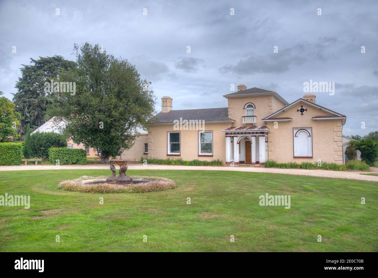Mansion at Woolmers estate – world heritage convict site in Tasmania ...