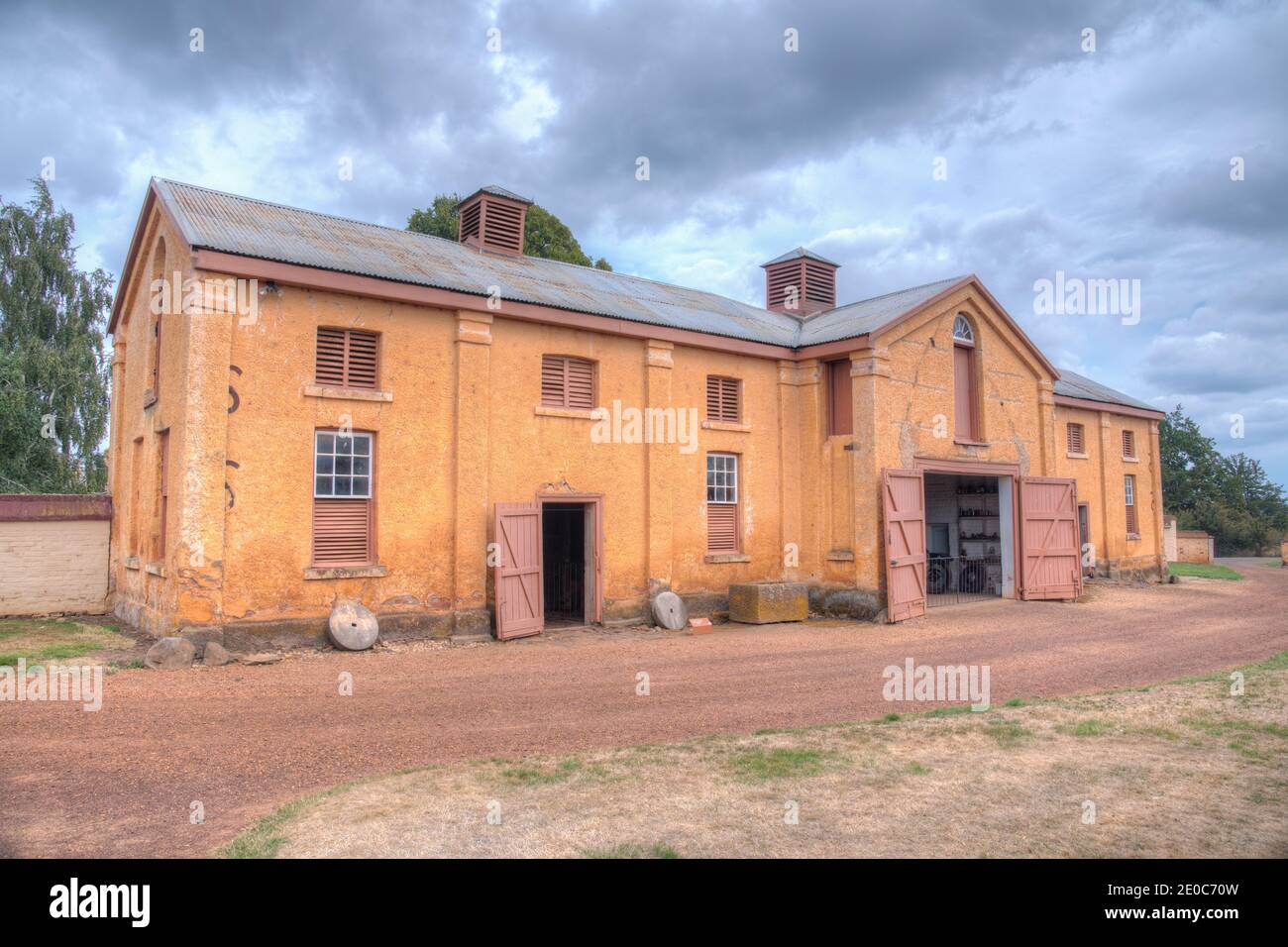 Building at Woolmers estate – world heritage convict site in Tasmania ...