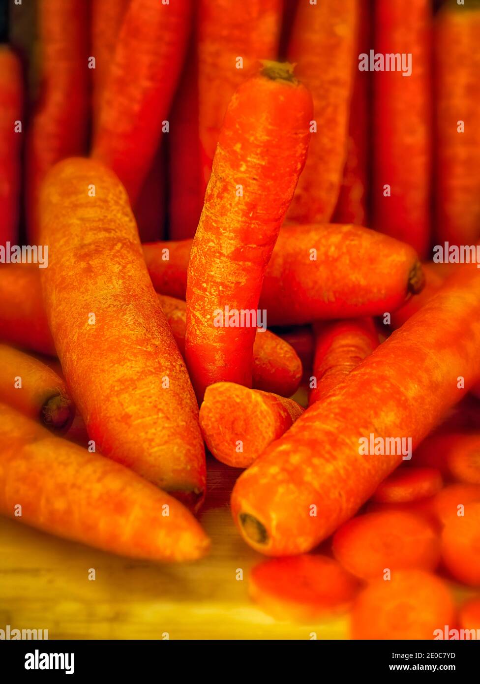 Carrots, natural food ingredient representation Stock Photo - Alamy