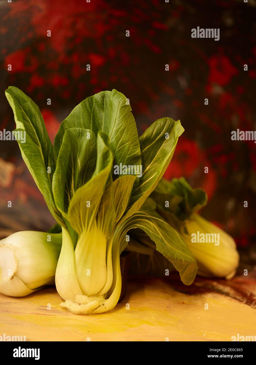 Bok Choi, leafy vegetable still-life Stock Photo - Alamy