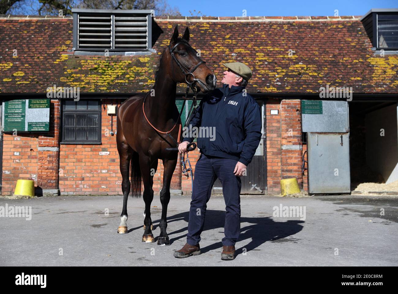 File photo dated 27-02-2020 of Trainer Paul Nicholls poses for a ...