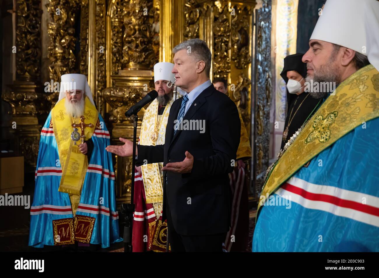 KYIV, UKRAINE - Dec. 15, 2020: Fifth President of Ukraine Petro ...