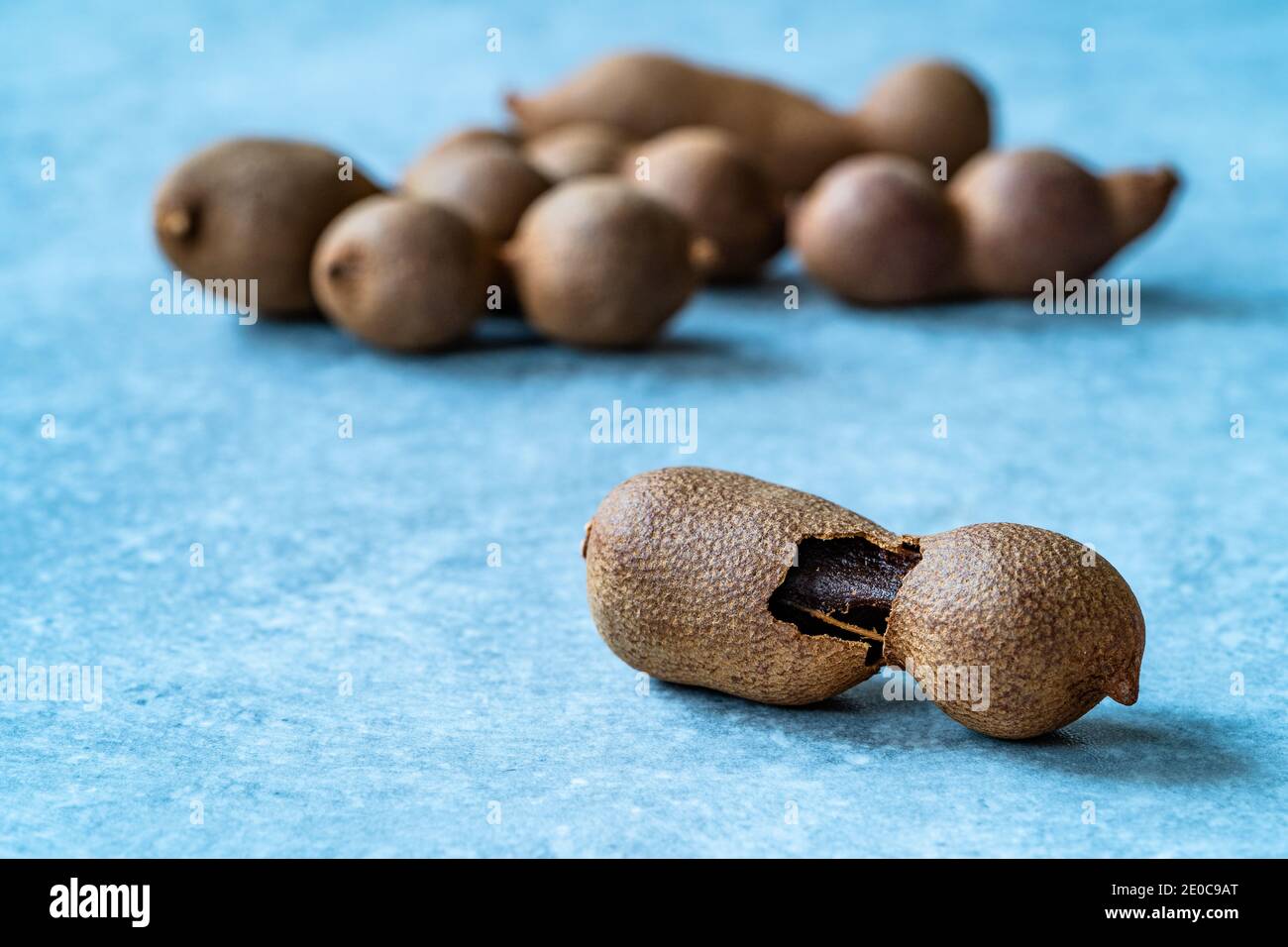 Pile of Ripe Sweet Tamarind Fruits with Shell. Ready to Eat Stock Photo ...