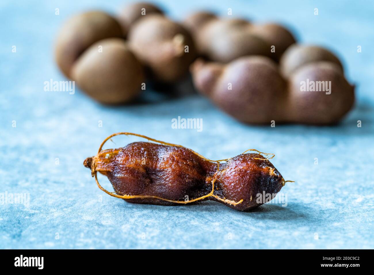 Pile of Ripe Sweet Tamarind Fruits with Shell. Ready to Eat Stock Photo ...