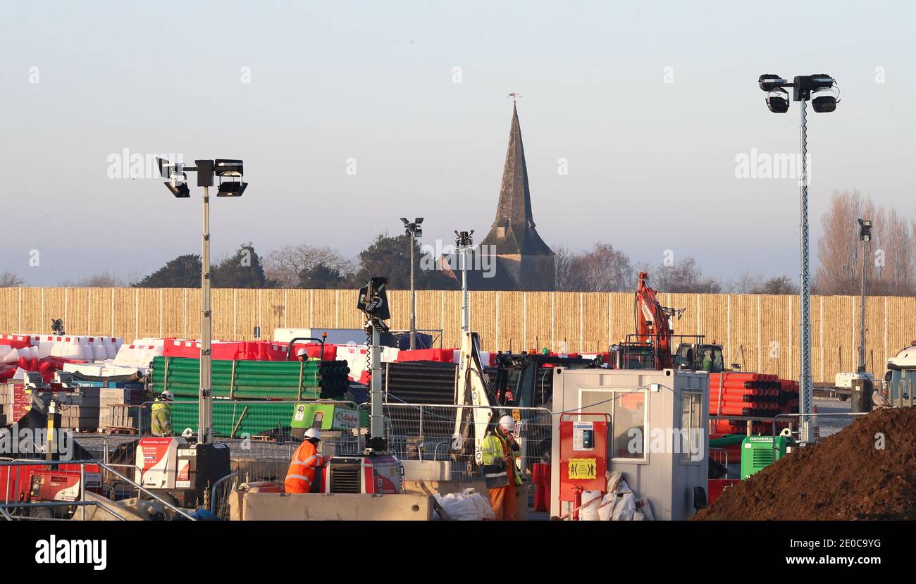 Sevington inland border facility hi-res stock photography and images ...