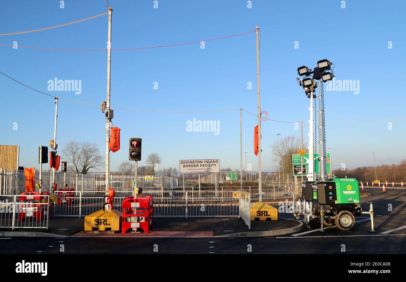 Sevington inland border facility hi-res stock photography and images ...