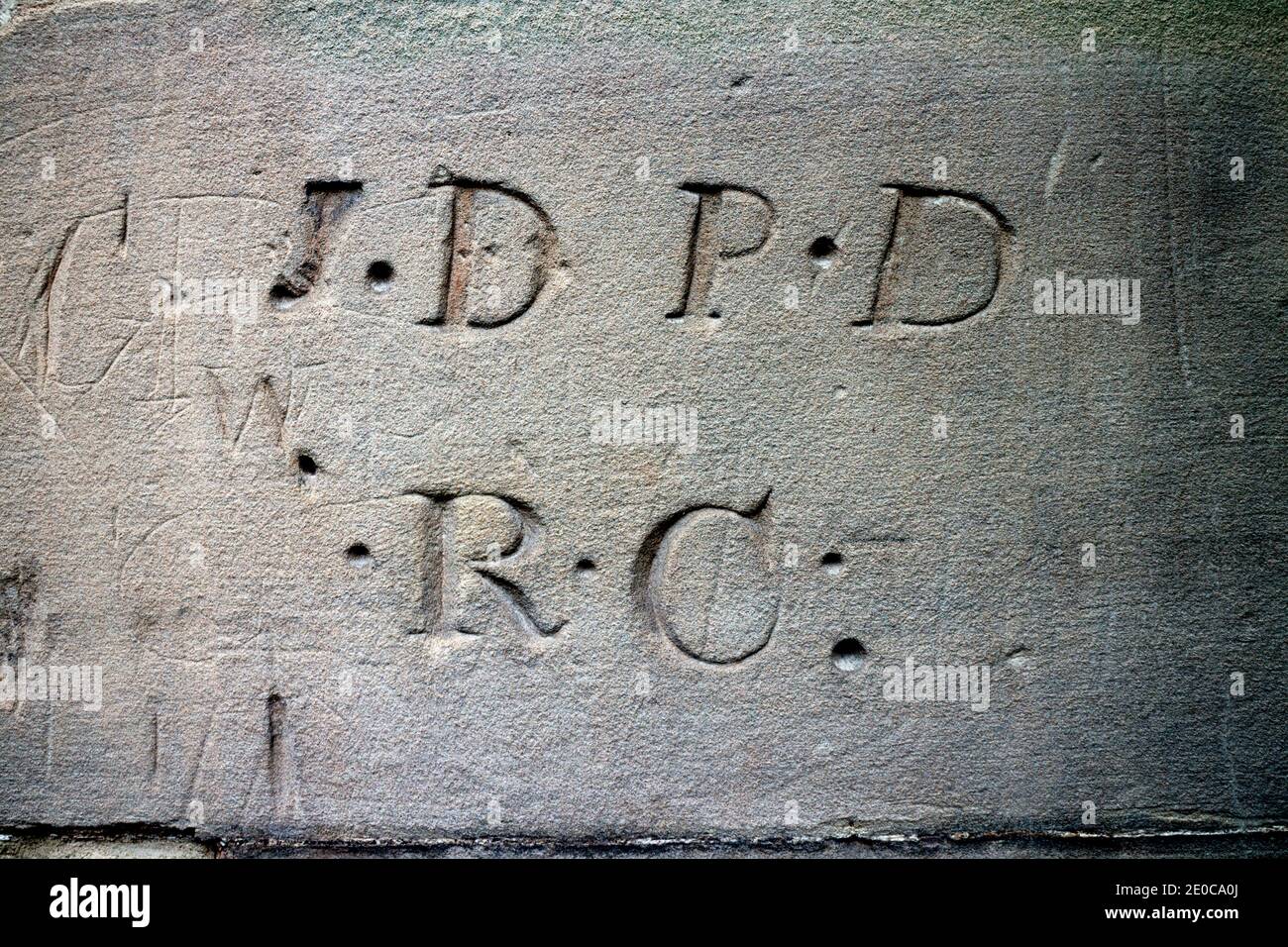 Initials carved hi-res stock photography and images - Alamy