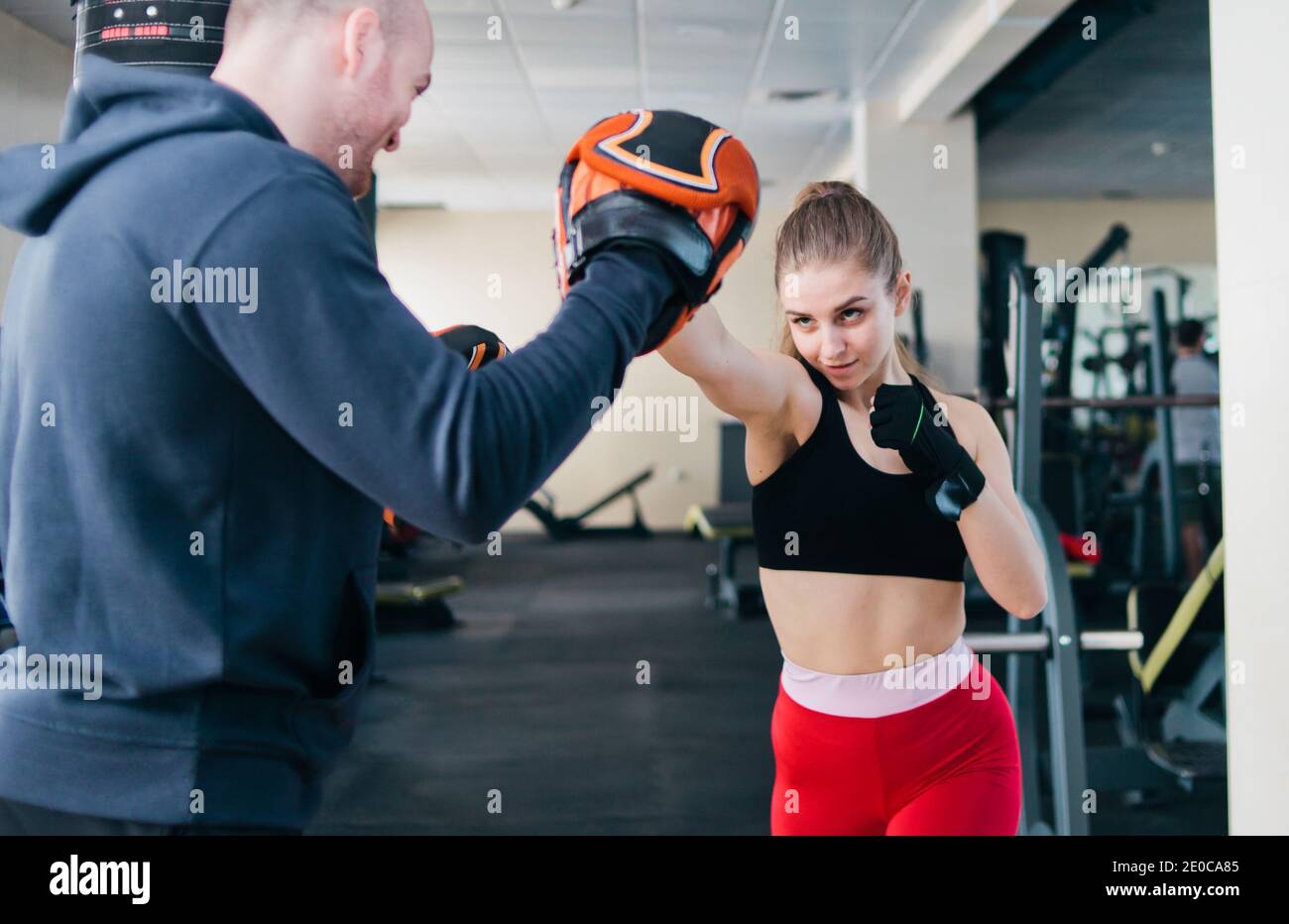 Female boxing knockout hi-res stock photography and images - Alamy