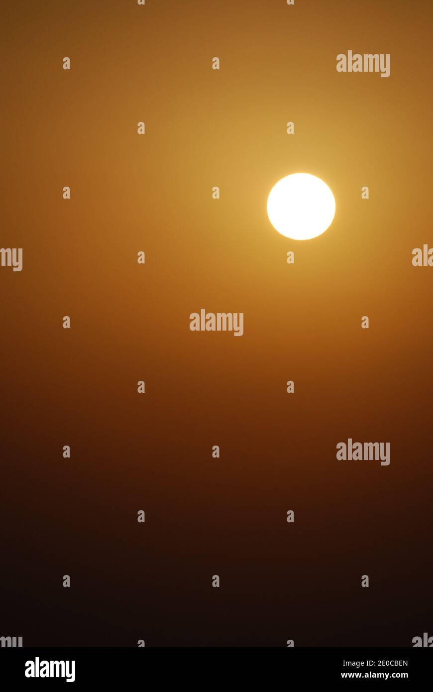 Sun at sunrise on holiday in Egypt Stock Photo - Alamy