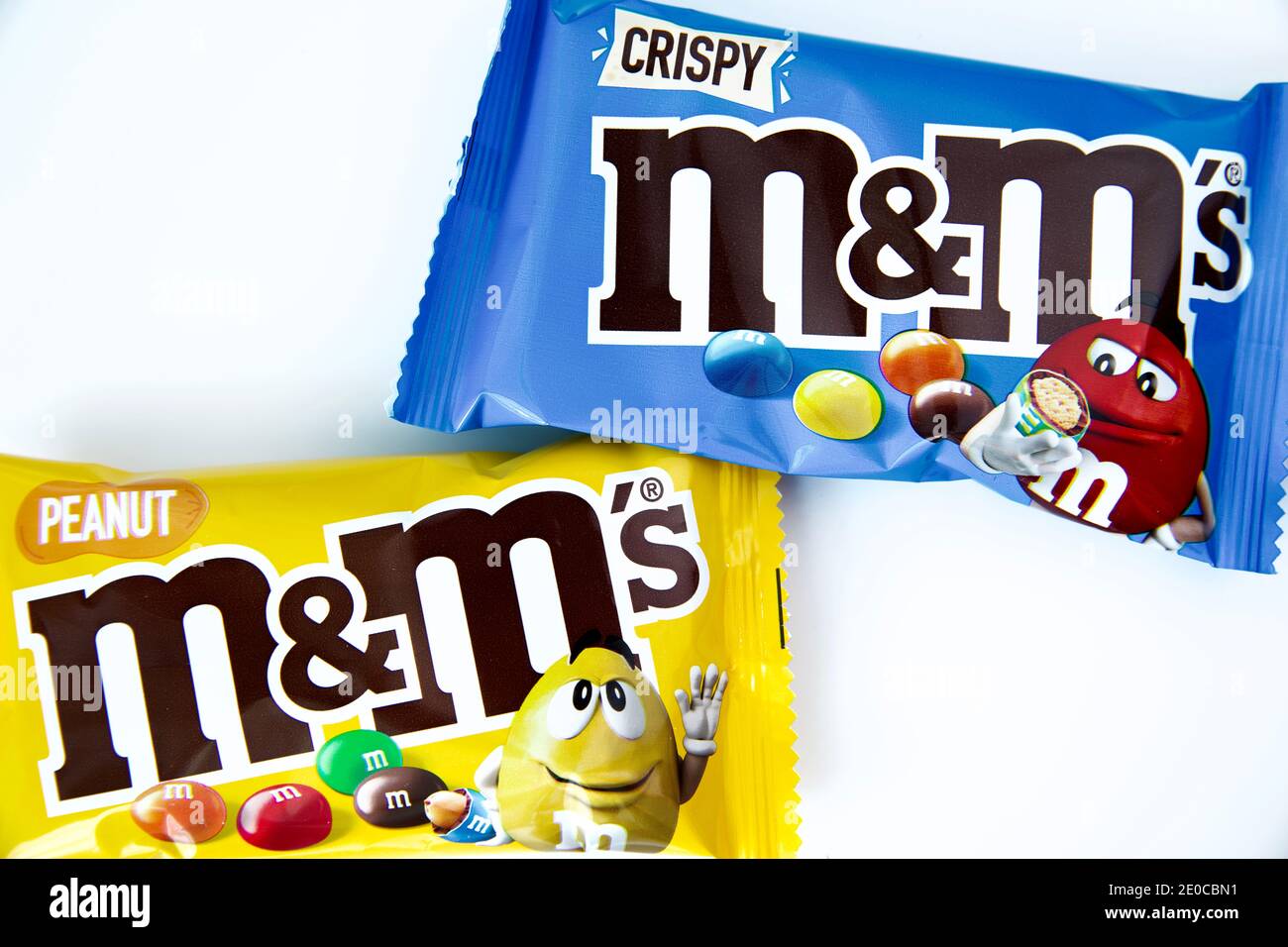 M&M’s Crispy & Peanut Stock Photo - Alamy