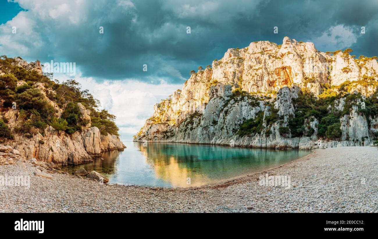 Cassis, Calanques, France. French Riviera. Beautiful Nature Of Cote De ...