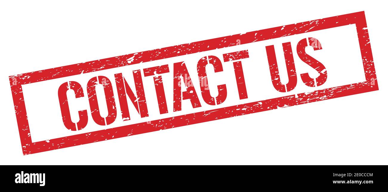 Contact us red rectangle Cut Out Stock Images & Pictures - Alamy