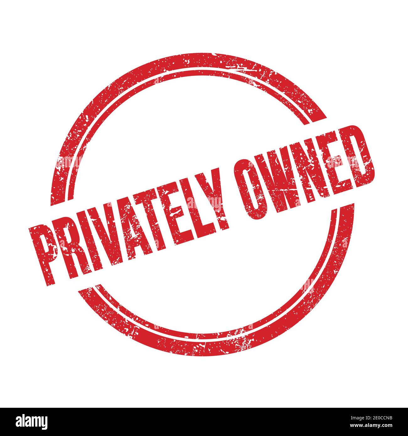 Privately owned sign Cut Out Stock Images & Pictures - Alamy