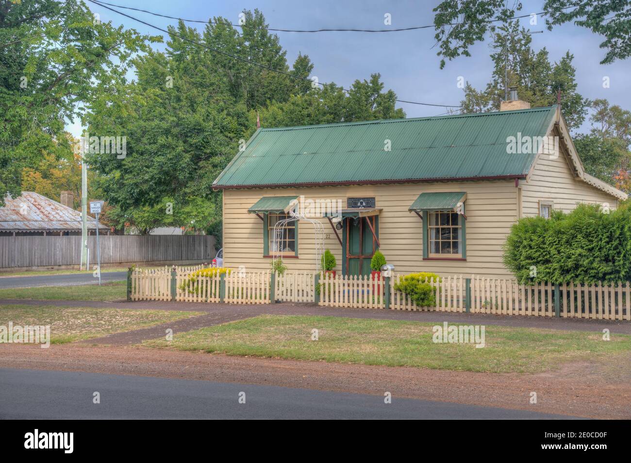 Historical timber houses at Ross in Tasmania, Australia Stock Photo - Alamy