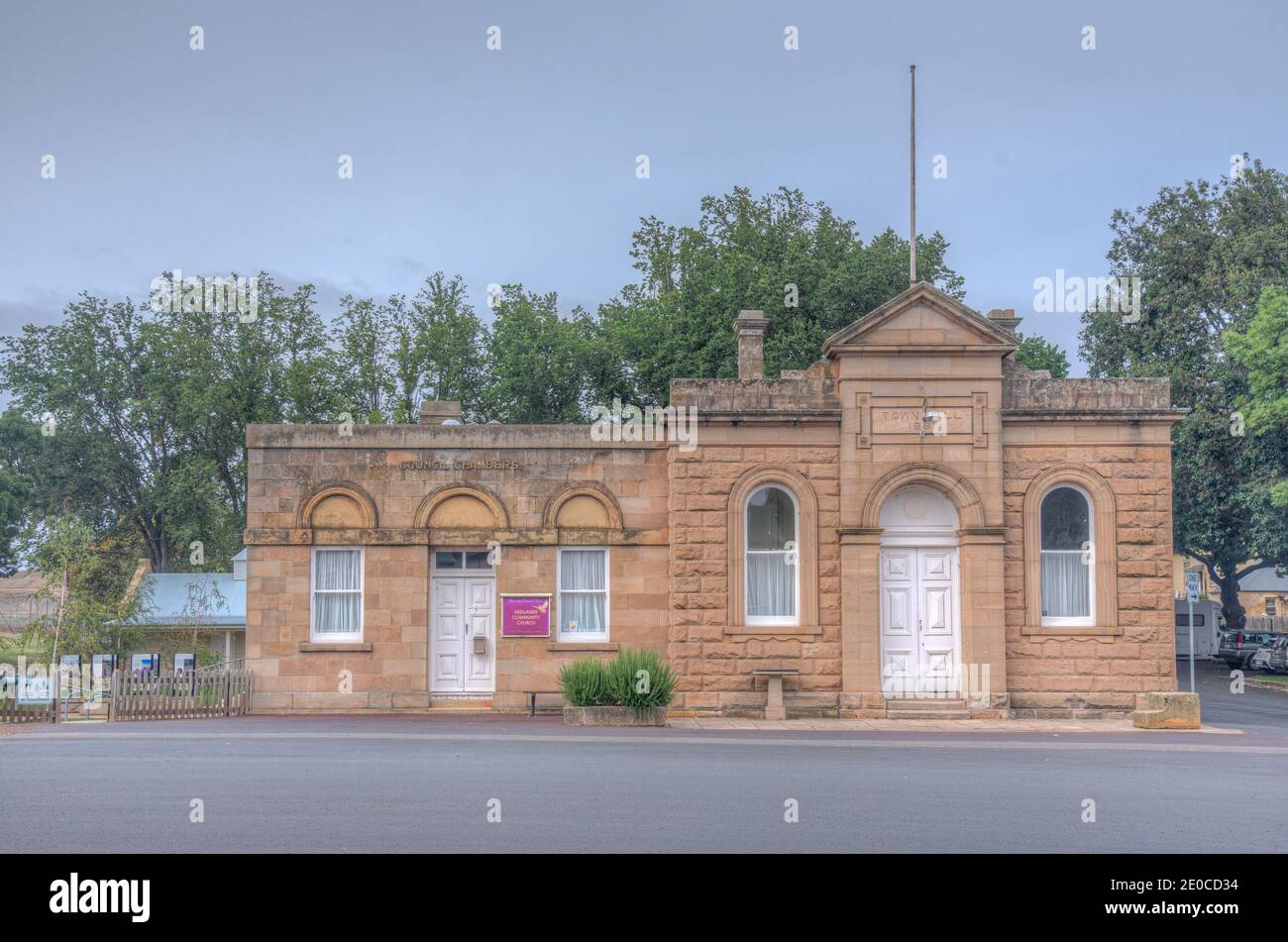 Ross town hall in Tasmania, Australia Stock Photo - Alamy