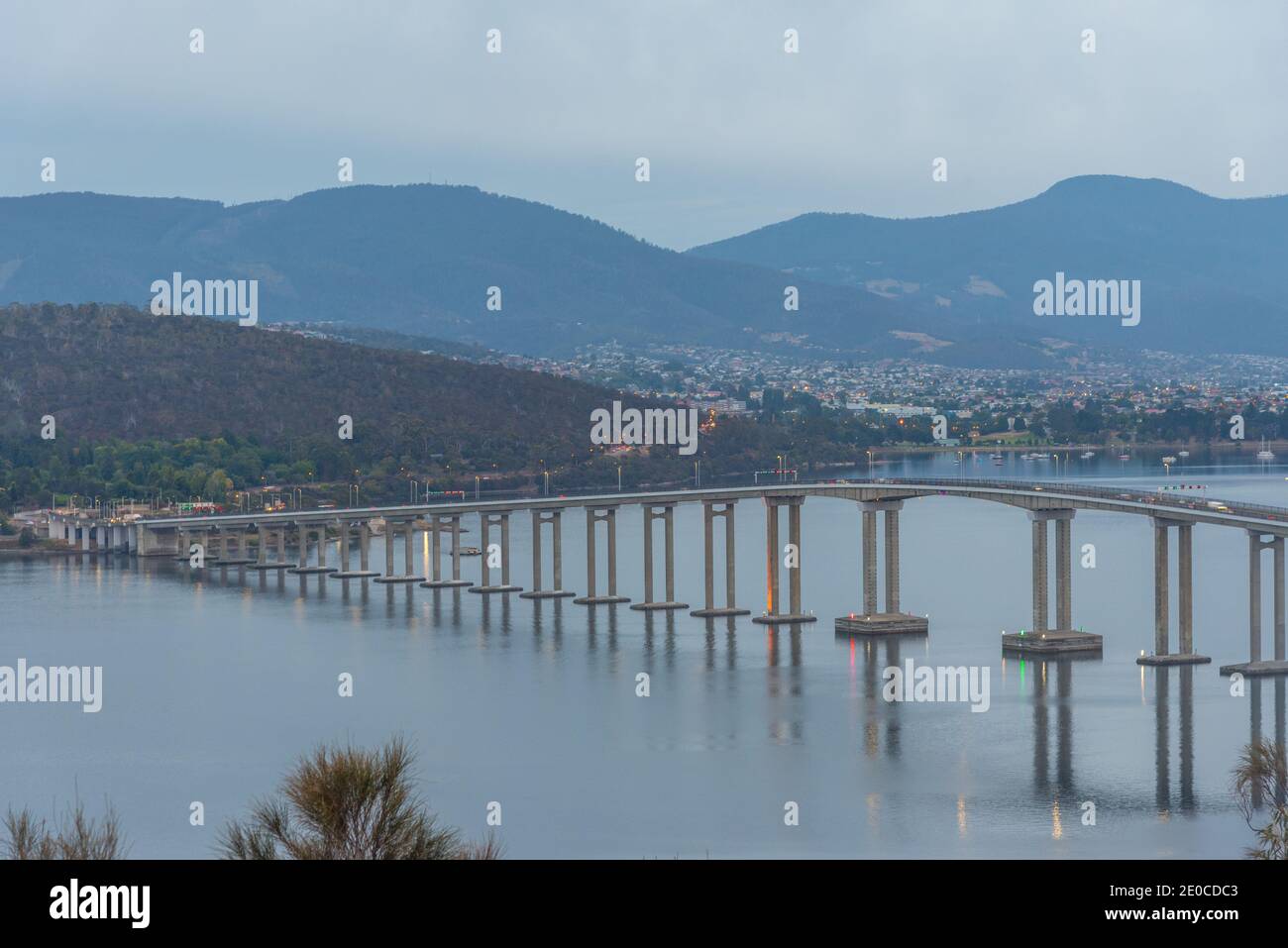 Tasman bridge in Hobart, Australia Stock Photo - Alamy