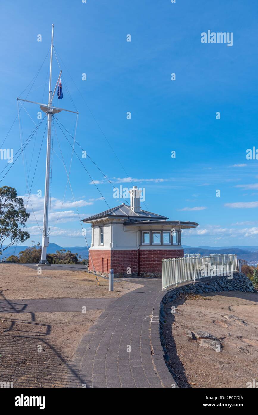 Mount Nelson signal station in Hobart, Australia Stock Photo - Alamy