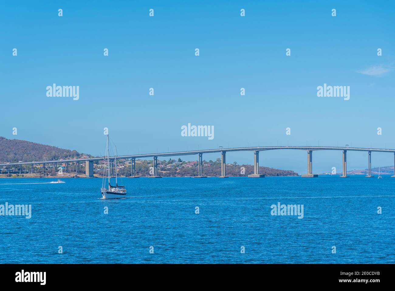 Tasman bridge in Hobart, Australia Stock Photo - Alamy