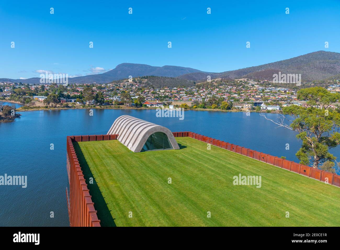 MONA – museum of Old and New Art situated at Berriedale bay of river ...
