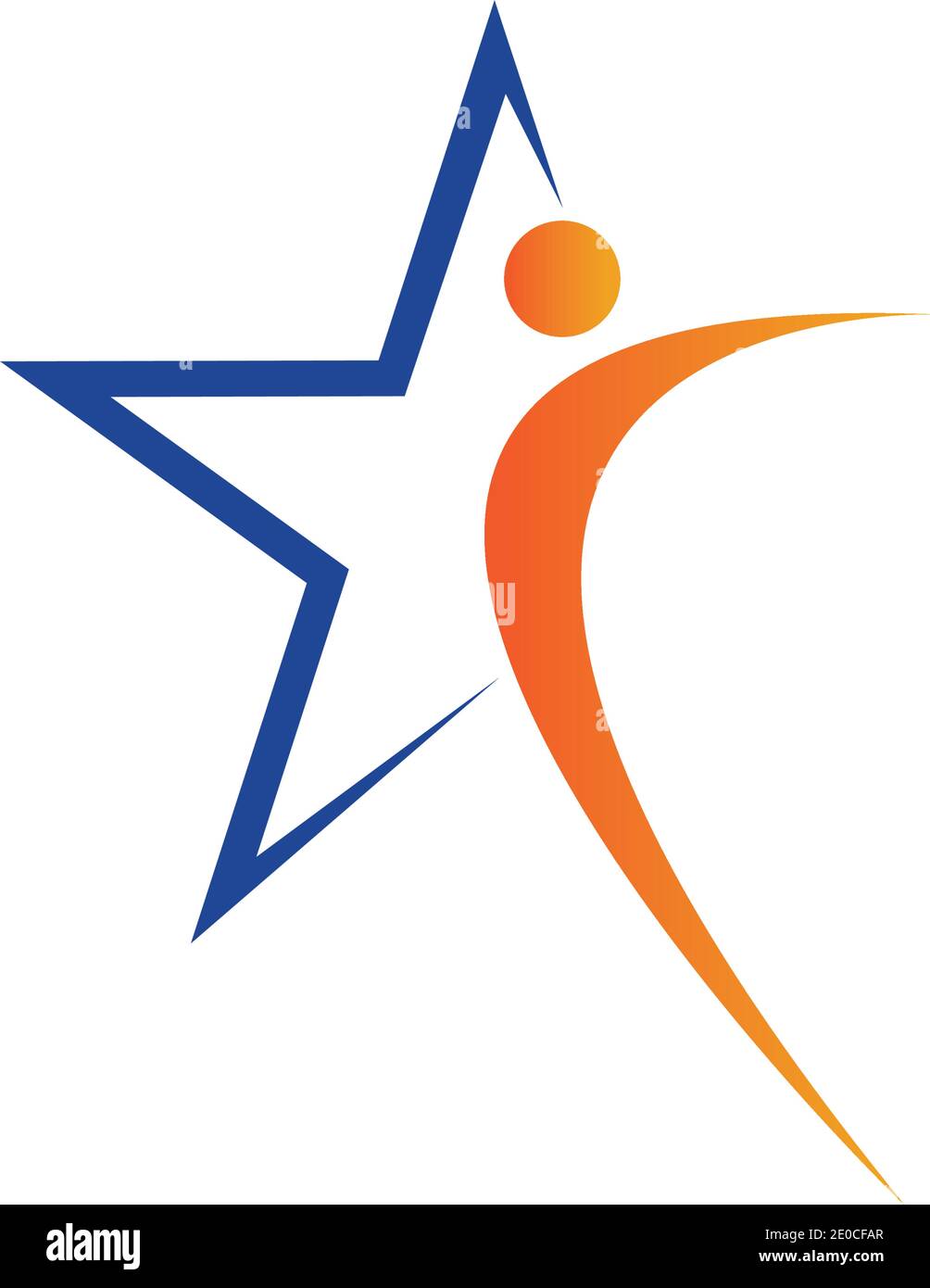 Star success people care logo and symbols template Stock Vector Image ...
