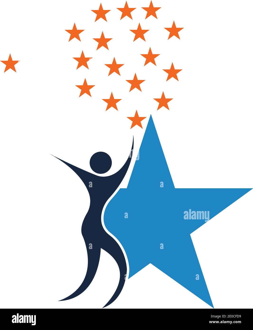 Star success people care logo and symbols template Stock Vector Image ...