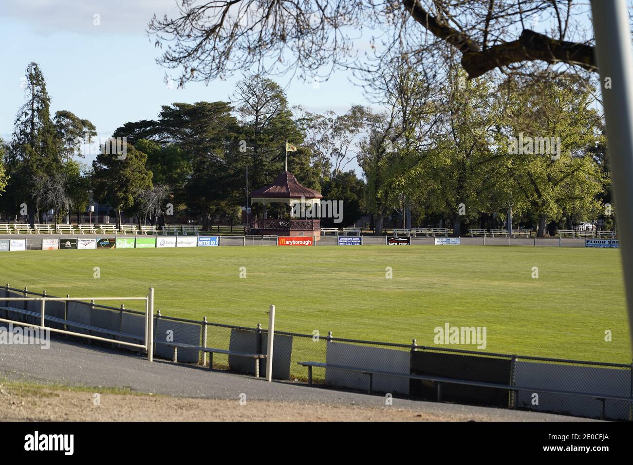 outer track of Princess park Aussie rules ground in Maryborough ...
