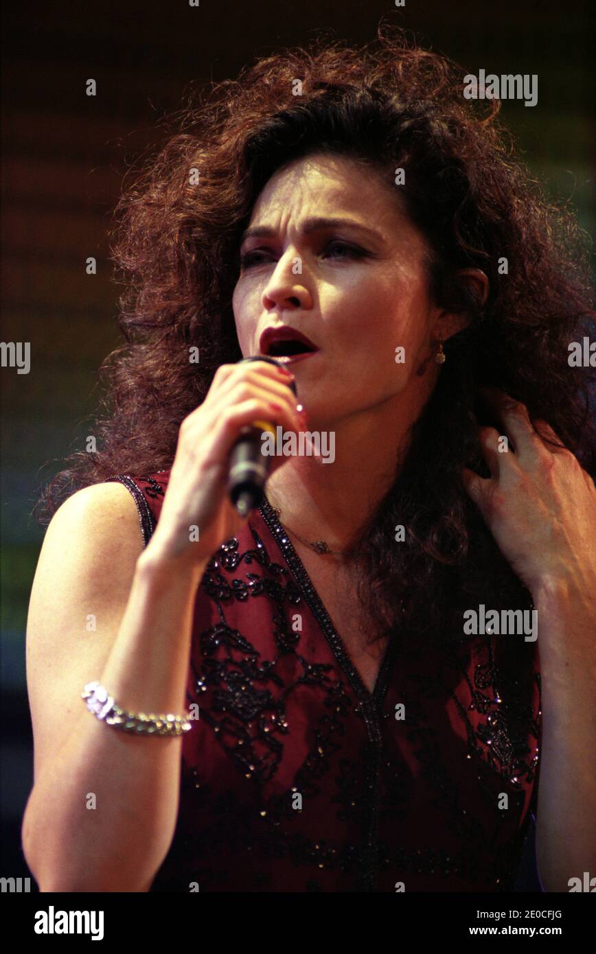 Alannah Myles on stage at The Big Twix Mix Concert held at The ...