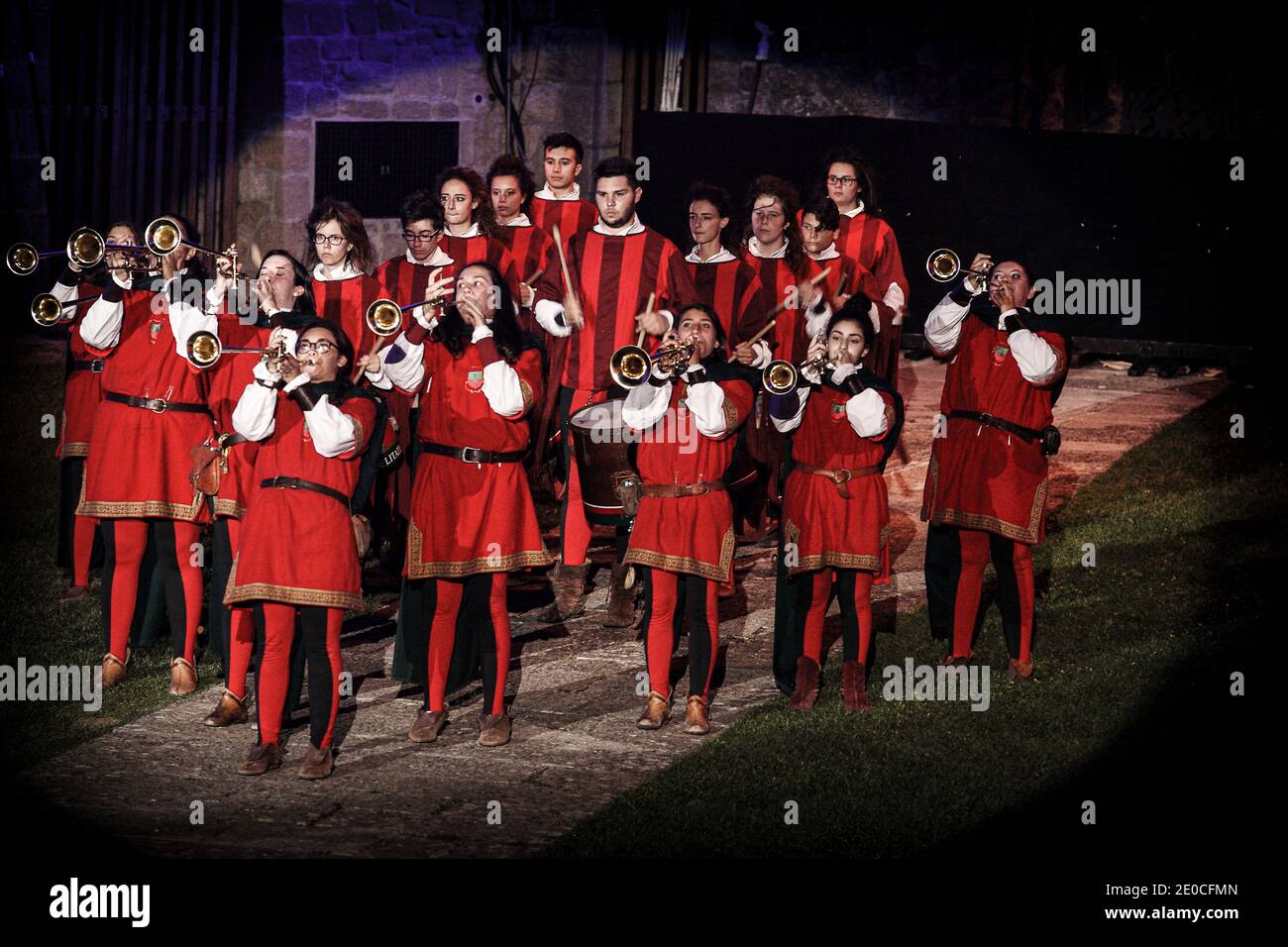 Medieval trumpets hi-res stock photography and images - Alamy