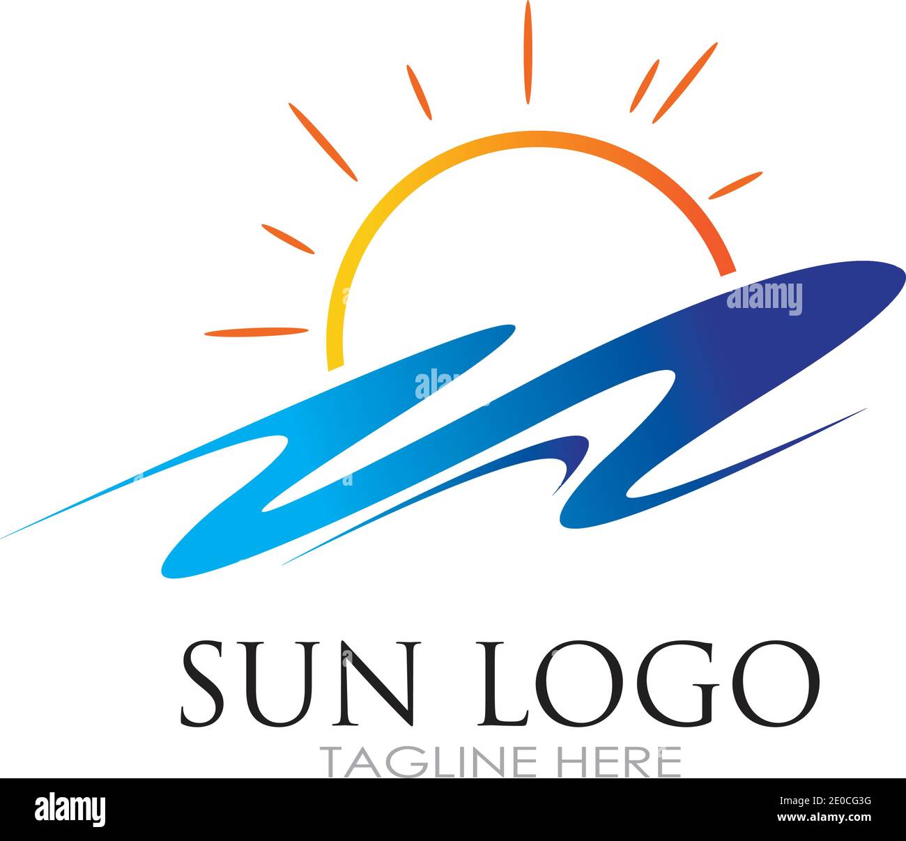 Sun Vector illustration Icon Logo Template design Stock Vector Image ...