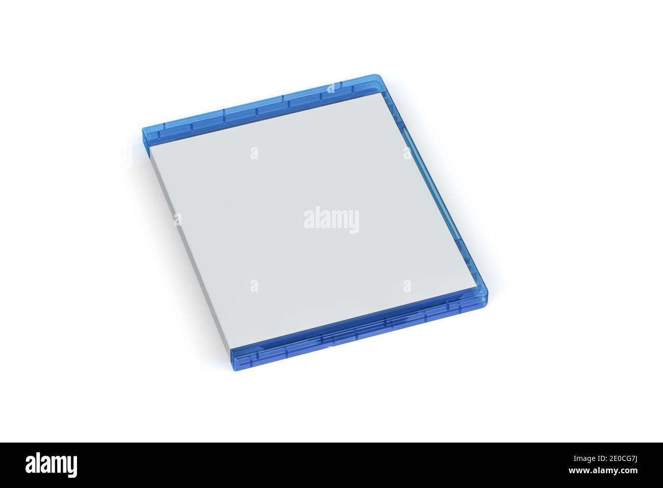 Bluray disc box mockup isolated on white background - 3d render Stock ...