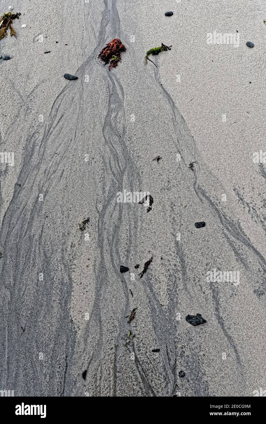 Sand rivulets pattern hi-res stock photography and images - Alamy