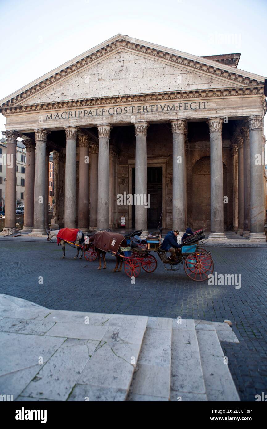 The Pantheon, UNESCO World Heritage Site, Rome, Lazio, Italy, Europe ...