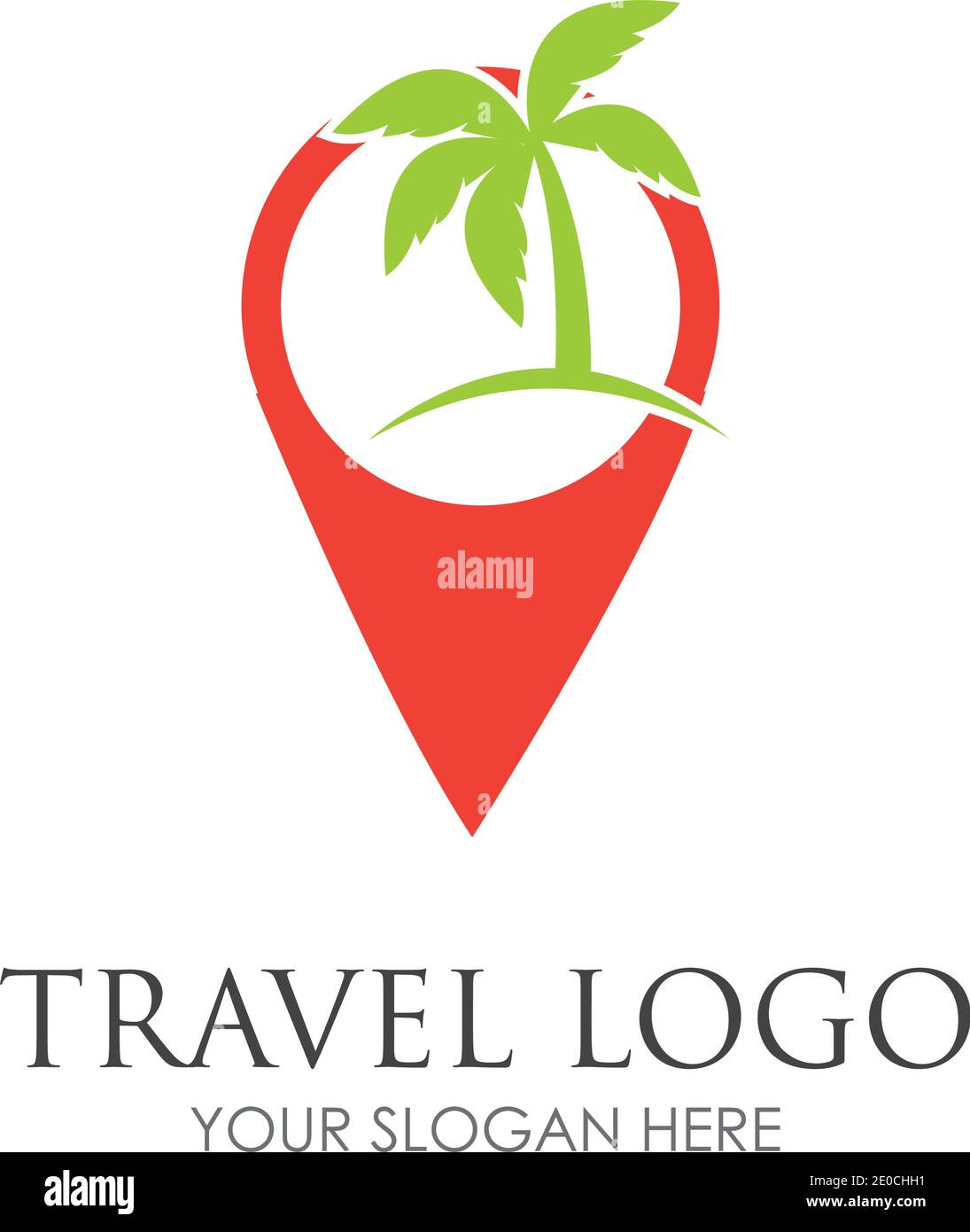 Travel logo vector icon design template-vector Stock Vector Image & Art ...