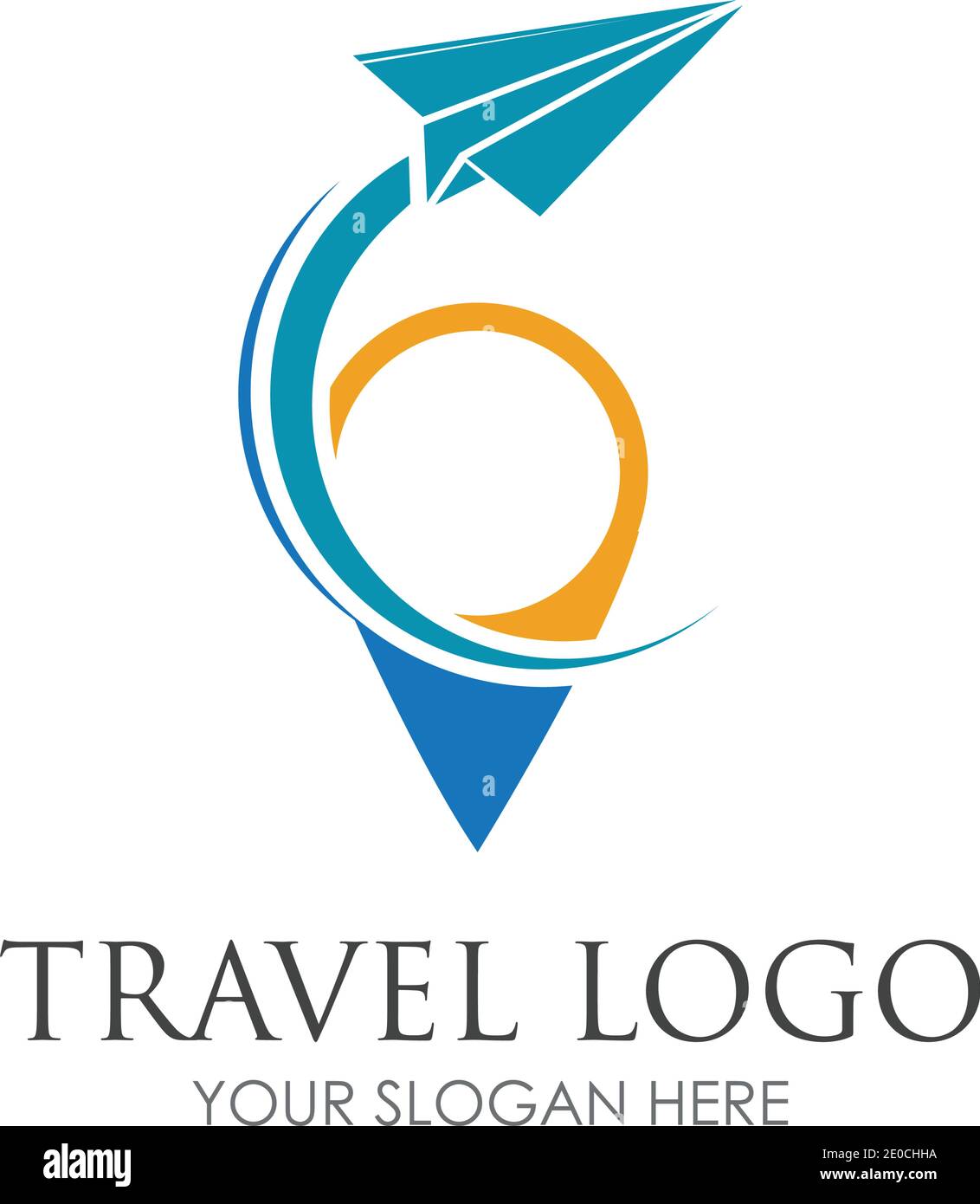 Travel logo vector icon design template-vector Stock Vector Image & Art ...